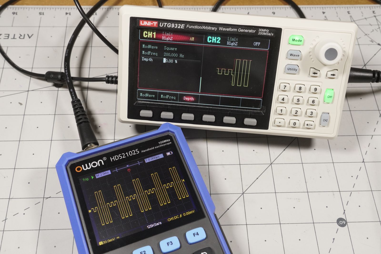 Amplitude Modulation Basics With Uni T Utg932e Signal Generator Embedded Computing Design